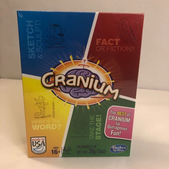 Hasbro | Toys | Cranium Game Hasbro Sealed Two Team Competitive Action ...
